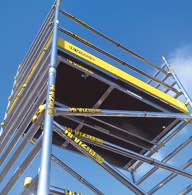 HiViz Alloy Tower - Single Width | THX - The Hire Xperts | Tool Hire